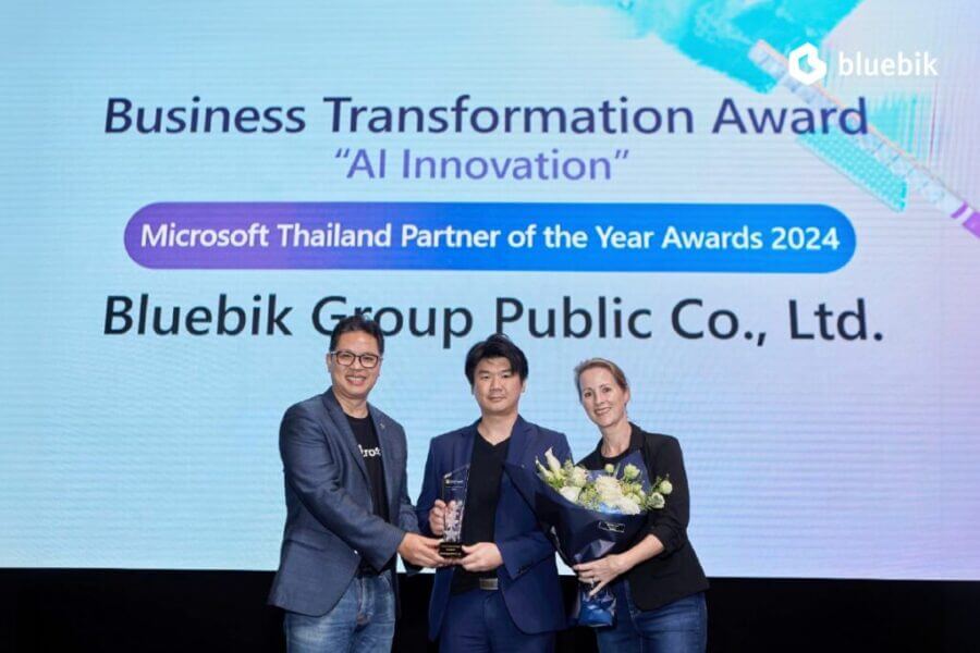 Bluebik wins “Microsoft Thailand Partner of the Year Awards 2024” on “AI Innovation” – proving ...